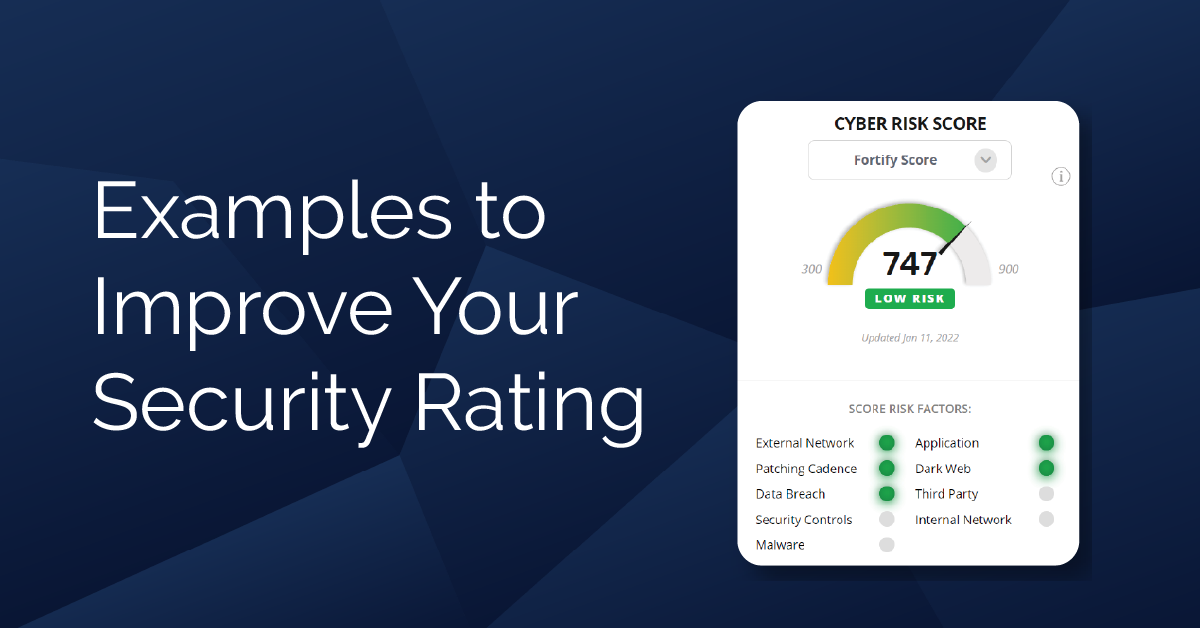 Examples to Improve Your Security Rating
